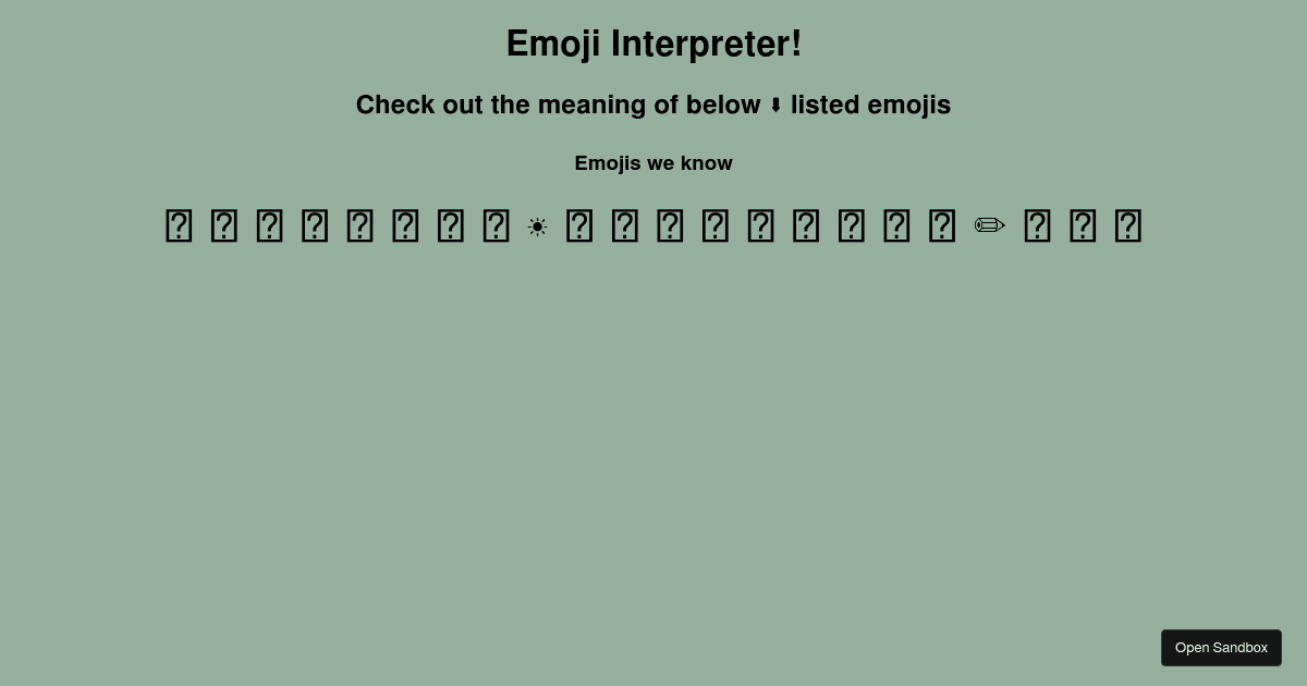 Kunika01-dev/Emoji-Interpreter - Codesandbox