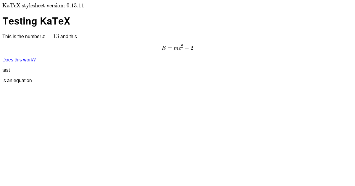 katex (forked) - Codesandbox