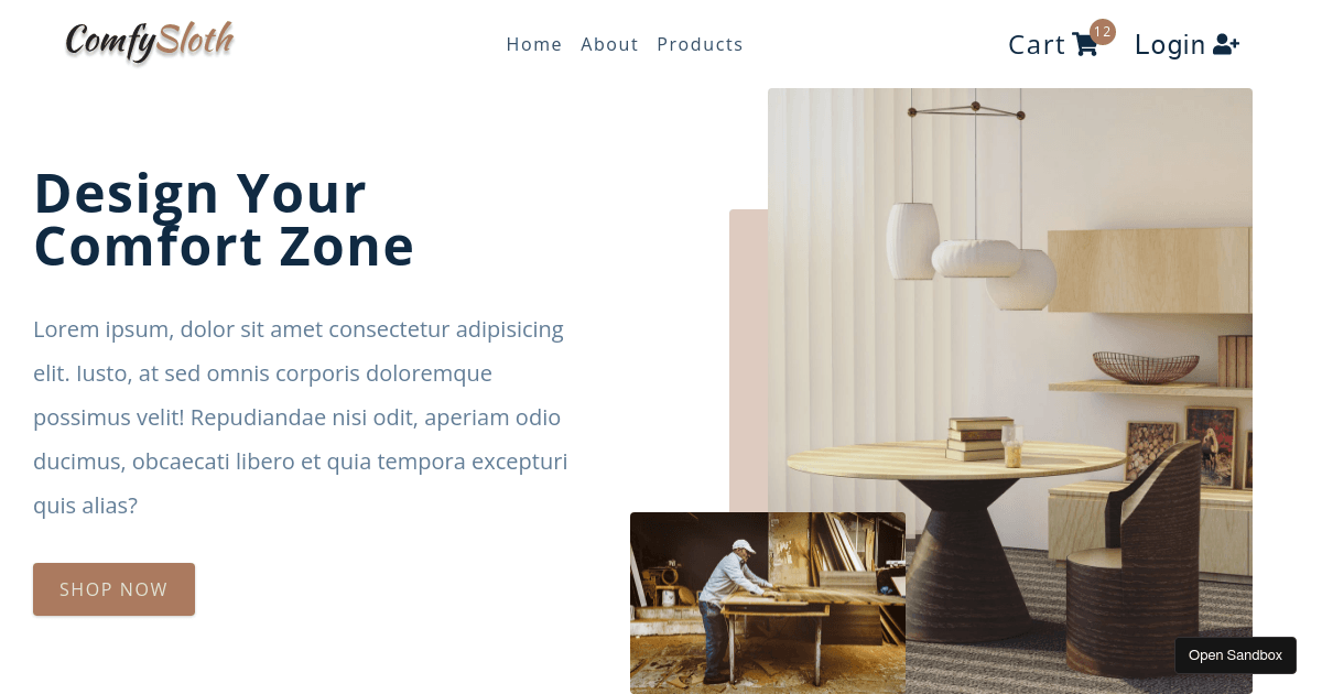 comfy-sloth - Codesandbox
