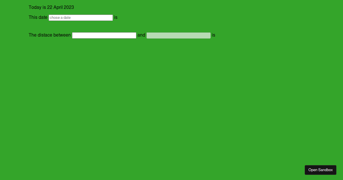 pikaday_date-fns - Codesandbox