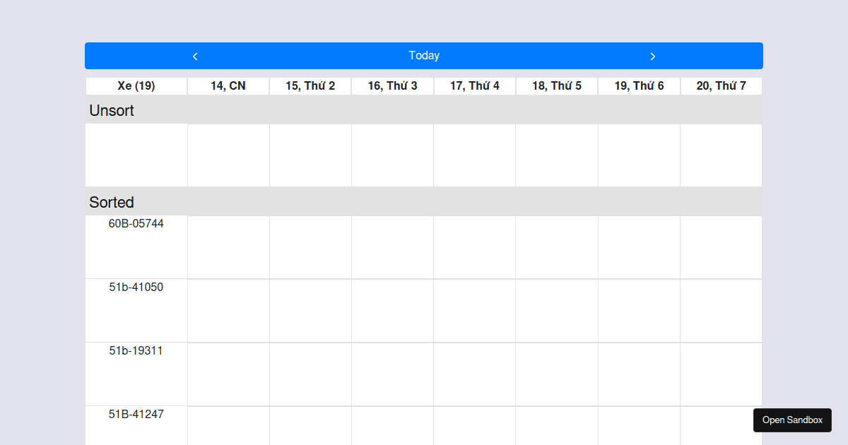 test-calendar - Codesandbox