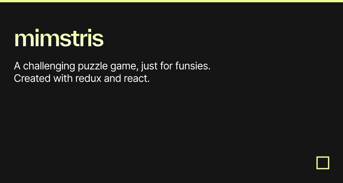 mimstris - Codesandbox