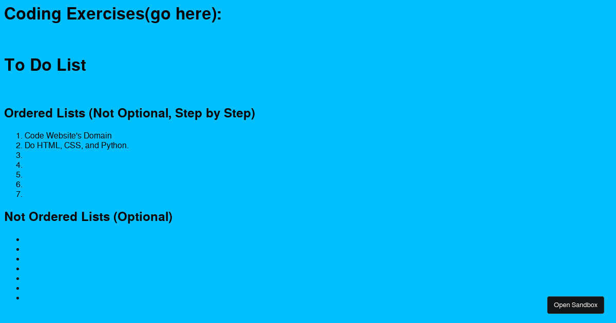 Main Domain Website Code - Codesandbox