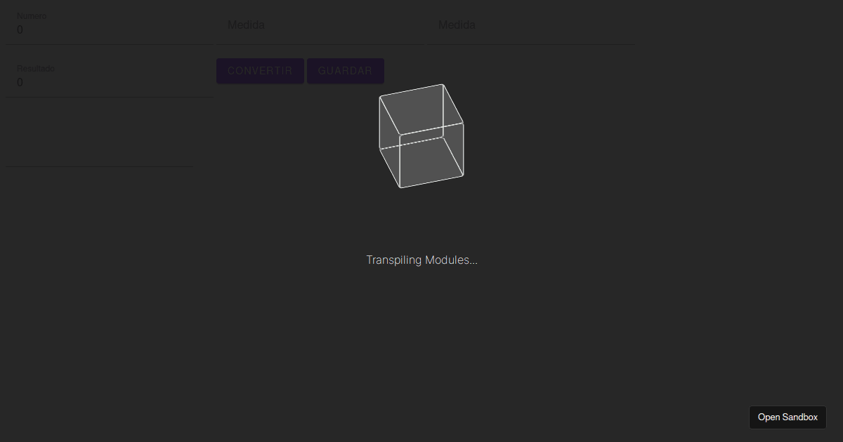 Conversor-Medida - Codesandbox