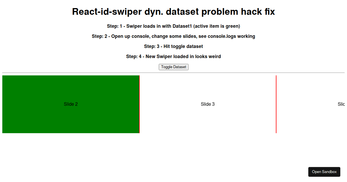 React Id Swiper Update Problem Fix Swiperjs Next Codesandbox 