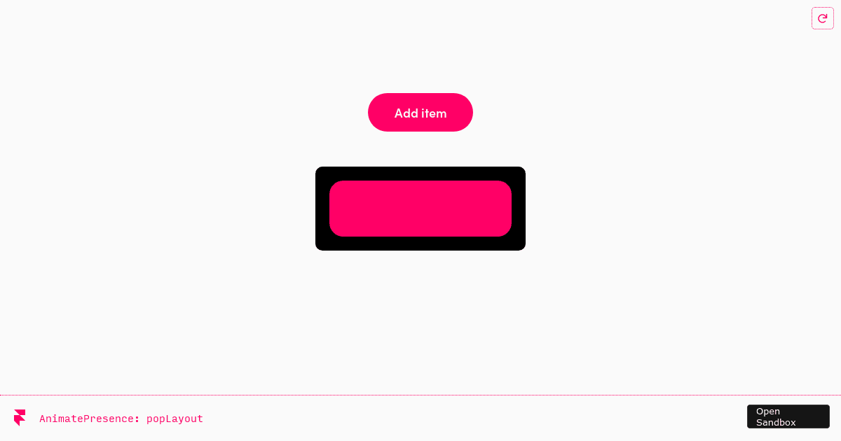 Framer Motion Animatepresence Poplayout Mode Forked Codesandbox