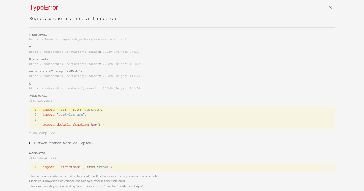 restyle - Codesandbox