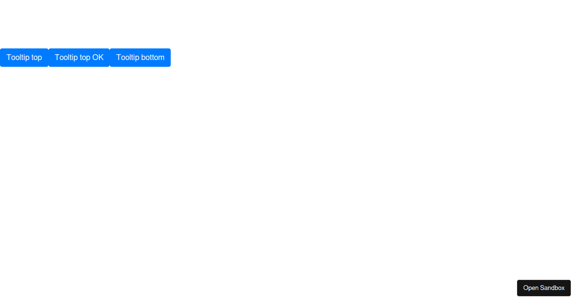 React Bootstrap Tooltip Bug Codesandbox