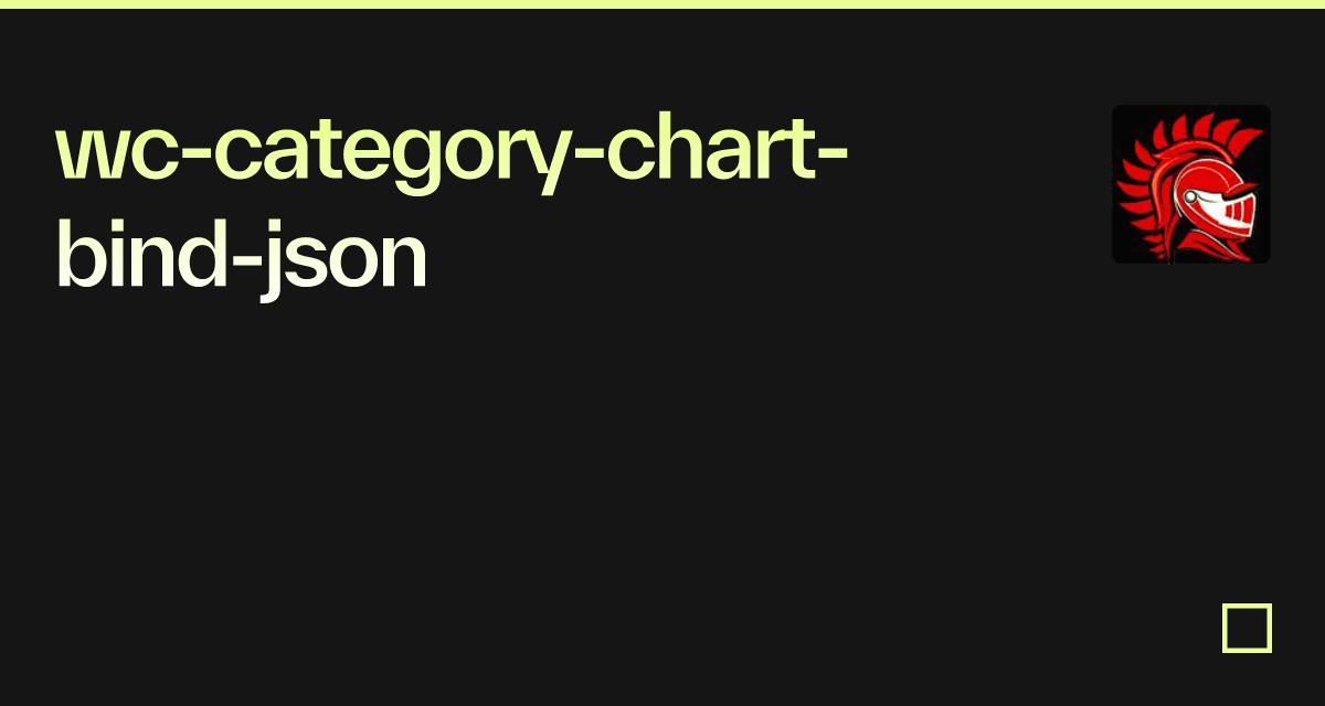 wc-category-chart-bind-json - Codesandbox