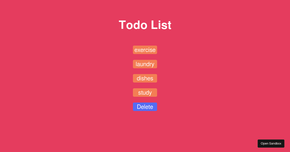 React Codesandbox 5037