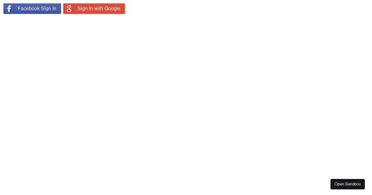 google-facebook-signIn-SSO ReactJS - Codesandbox google-facebook-signIn-SSO ReactJS - Codesandbox