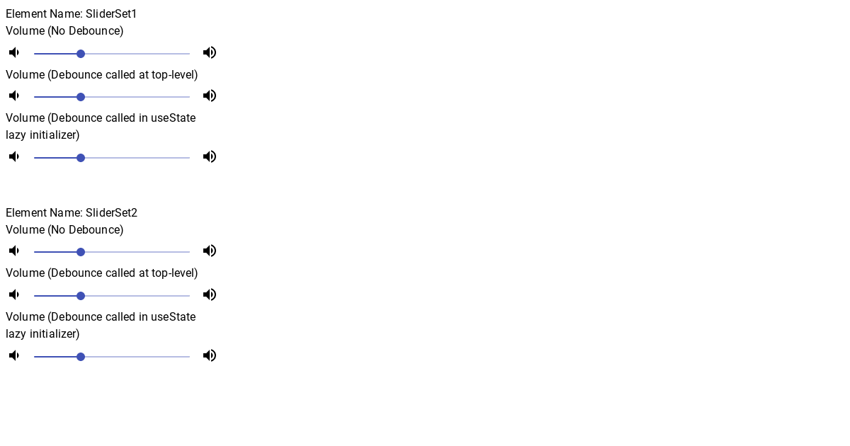Debounce Slider onChange - Codesandbox