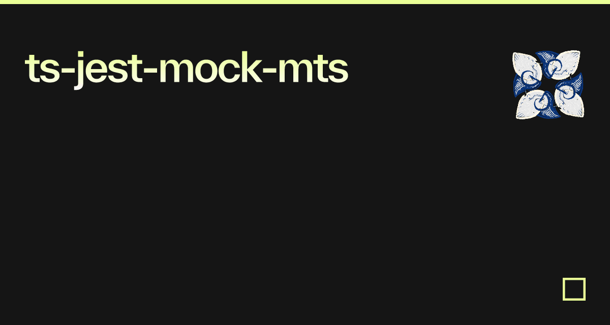 ts-jest-mock-mts - Codesandbox