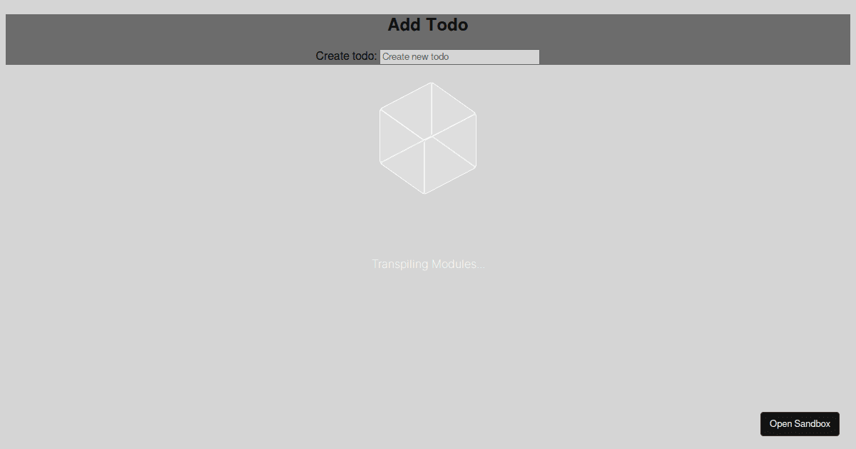 Add Edit Todo App With React Codesandbox