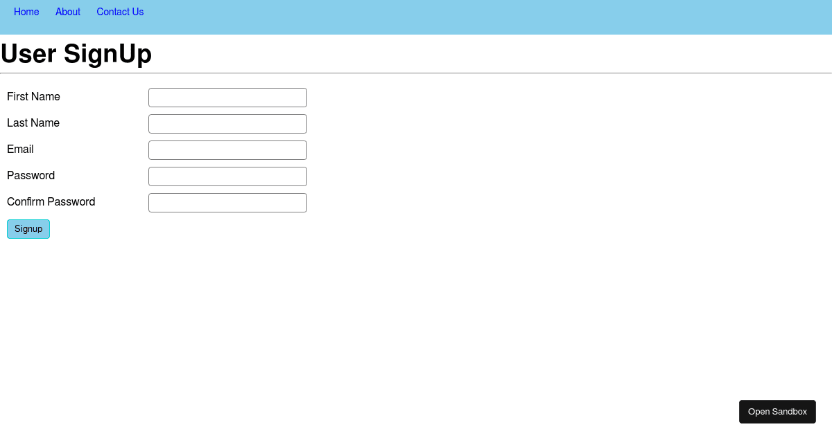 Frontend Workshop Day2 - Codesandbox