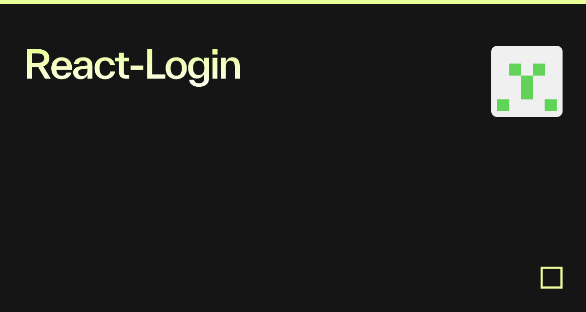 React Login Codesandbox