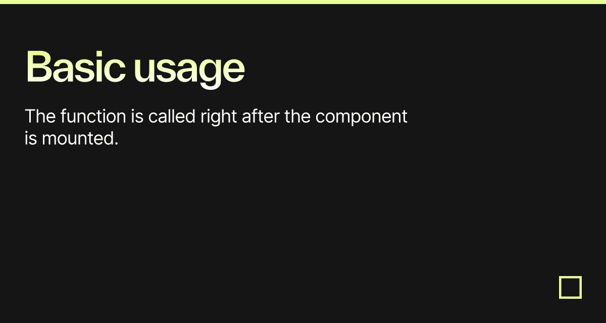 Basic usage - Codesandbox