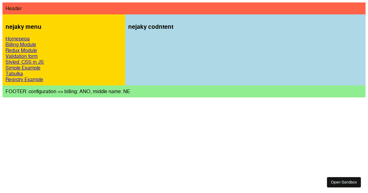 semera_cis v2 react + redux modules - Codesandbox