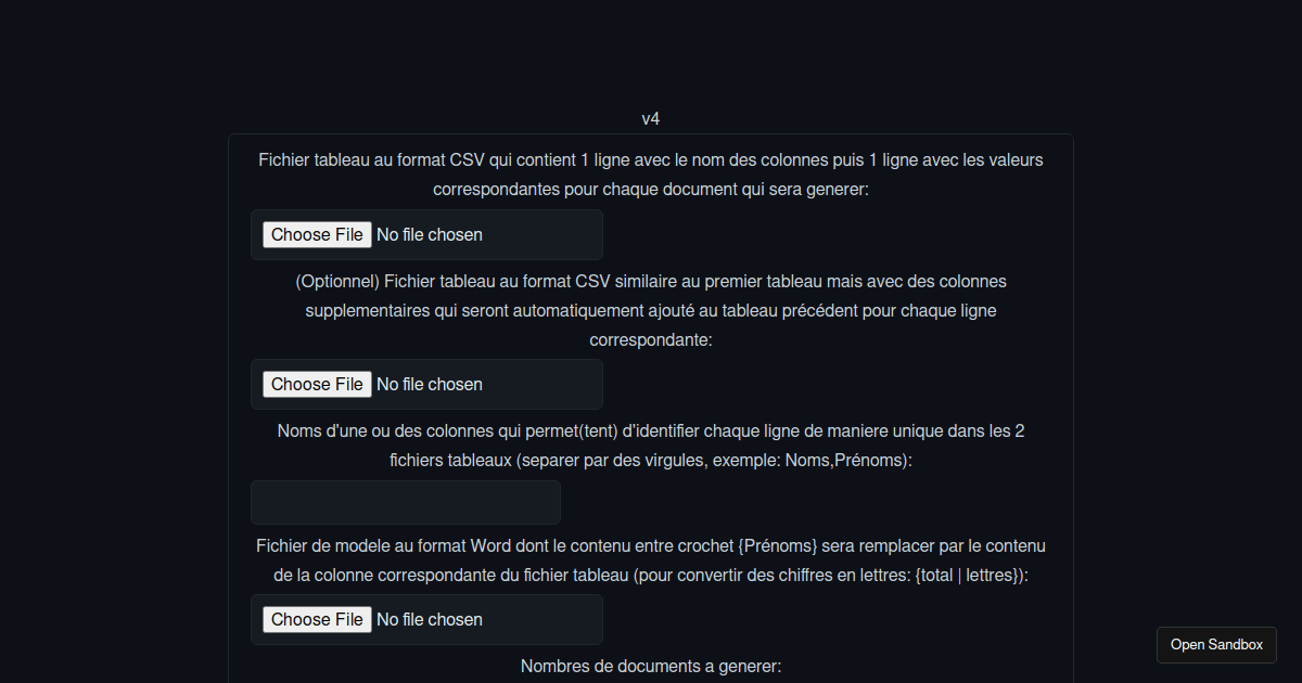 Papaparse Forked Codesandbox