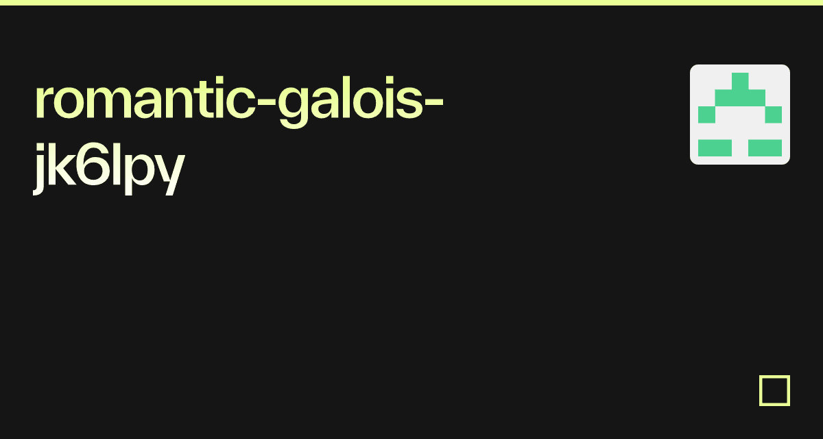 romantic-galois-jk6lpy - Codesandbox