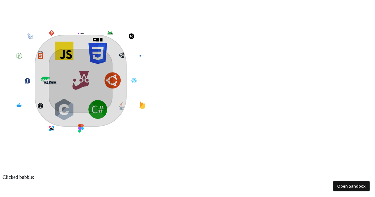 bubble-UI (forked) - Codesandbox