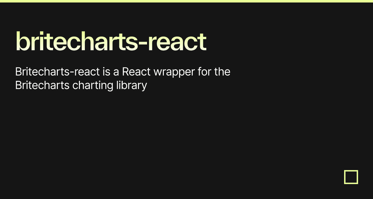 britecharts-react - Codesandbox