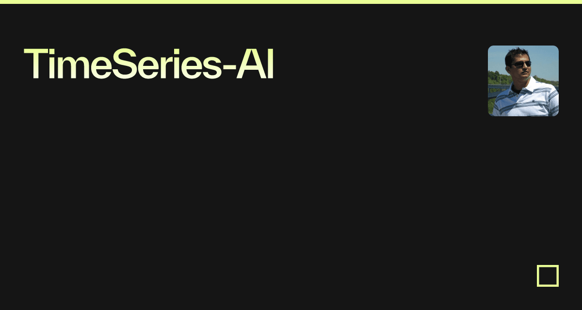 TimeSeries-AI - Codesandbox