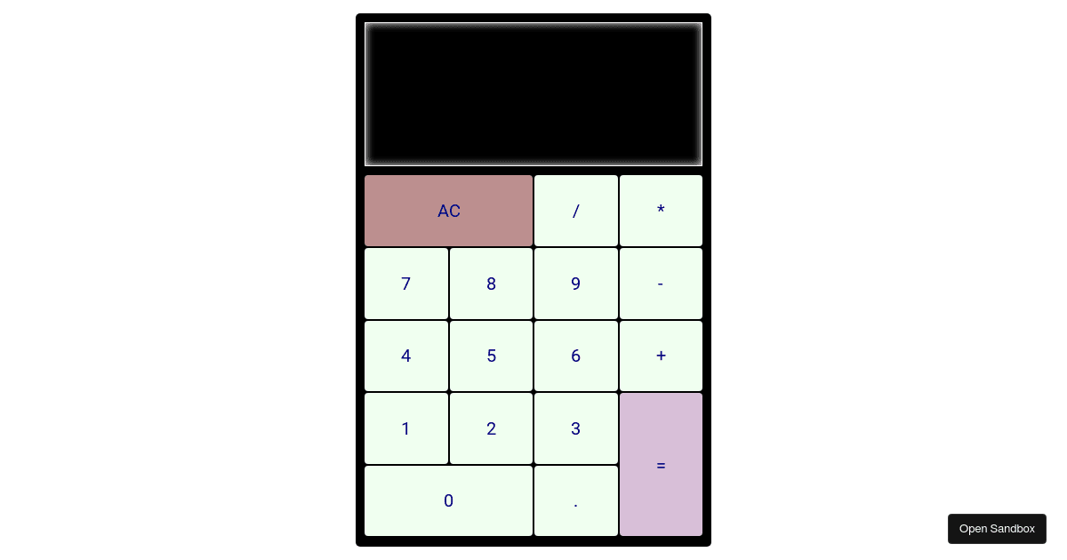 calculator-app - Codesandbox