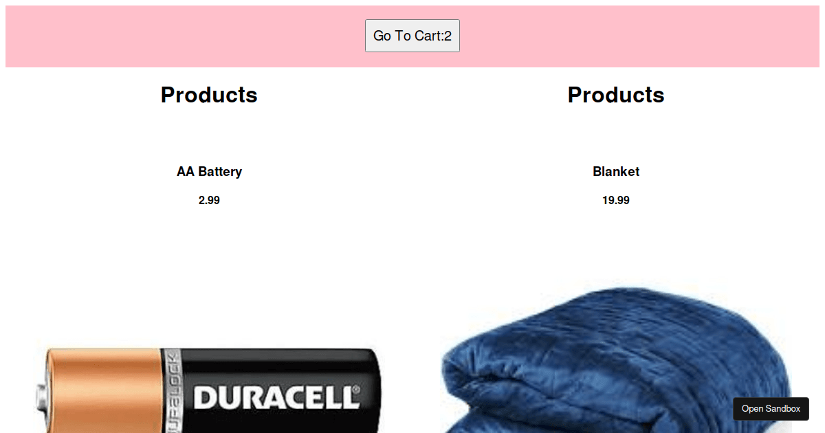 Issue Resolved Codesandbox