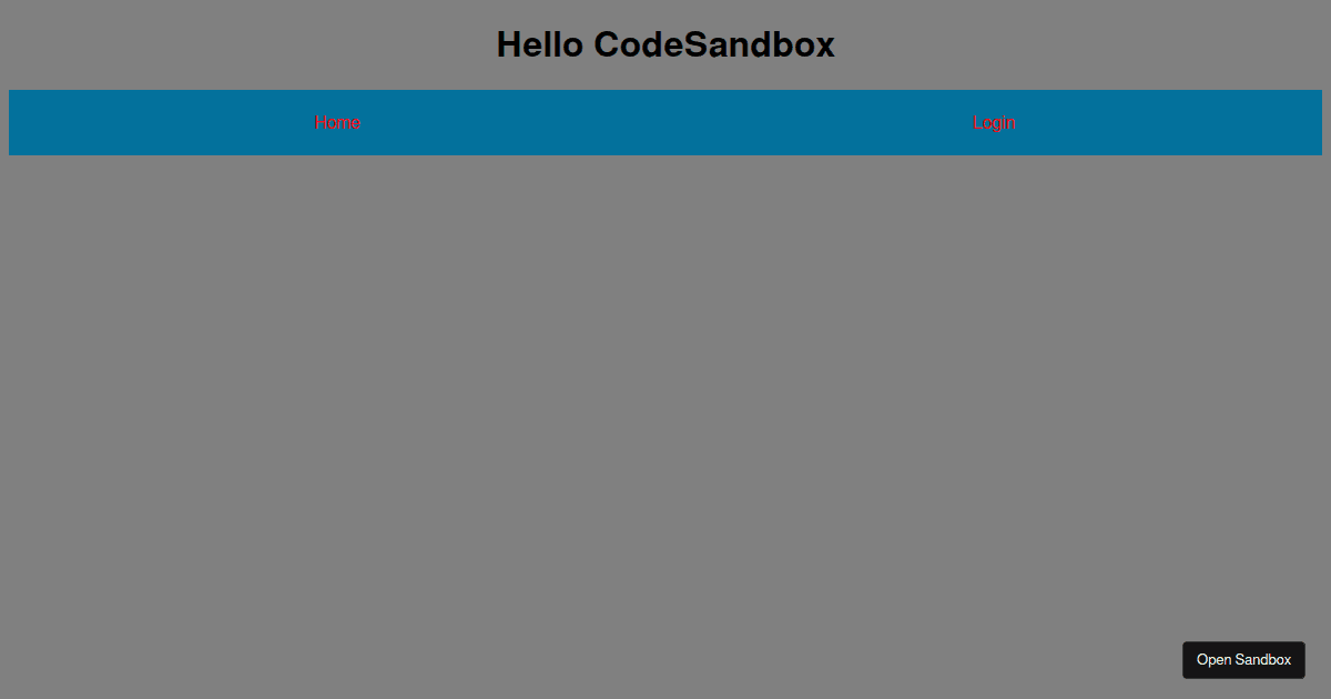 Get Route Issue Fix Codesandbox