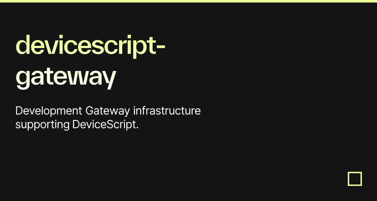 devicescript-gateway - Codesandbox