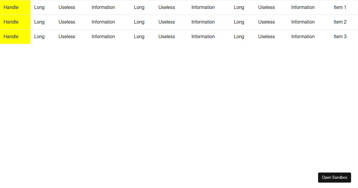 Basic react-movable - Codesandbox