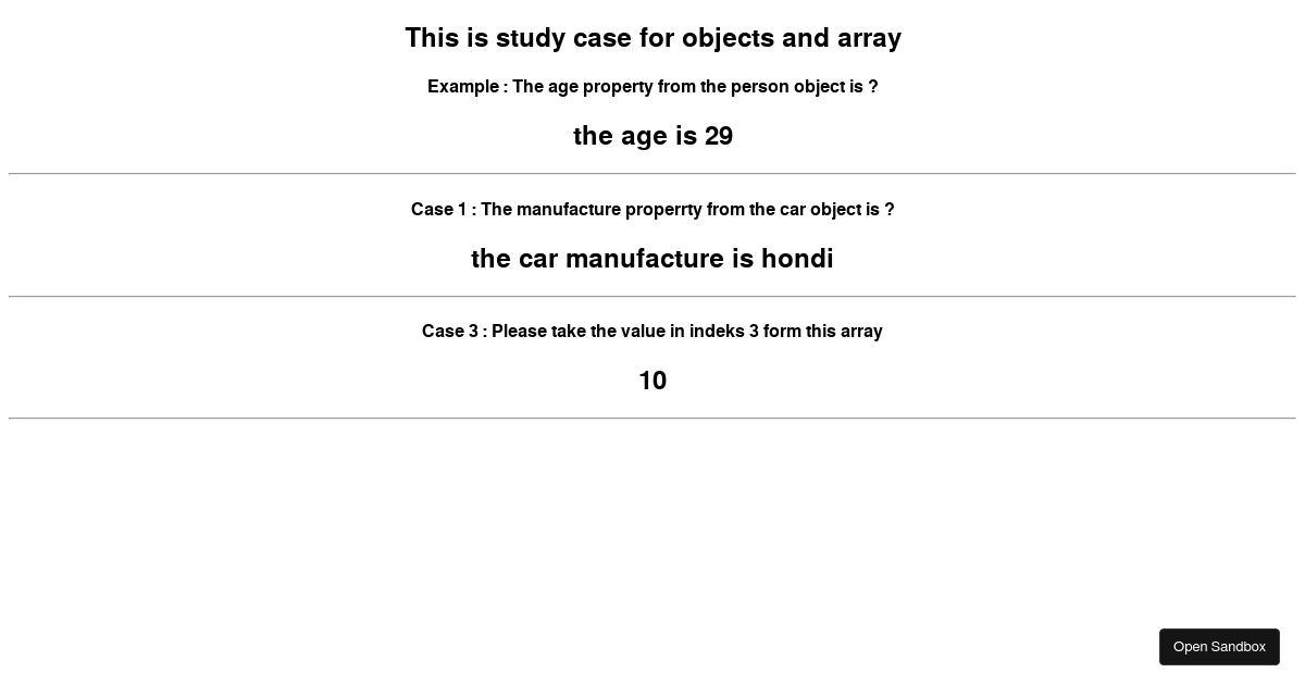 JS MySkill Study Case #4 - Codesandbox JS MySkill Study Case #4 - Codesandbox