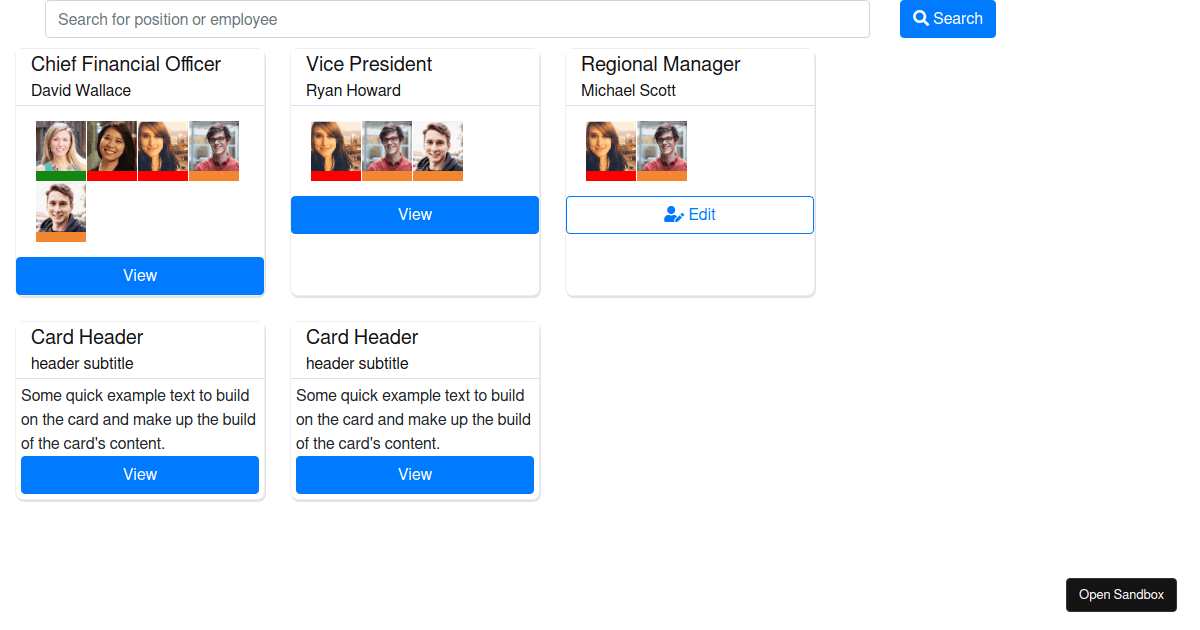 card-layout-css-grid - Codesandbox