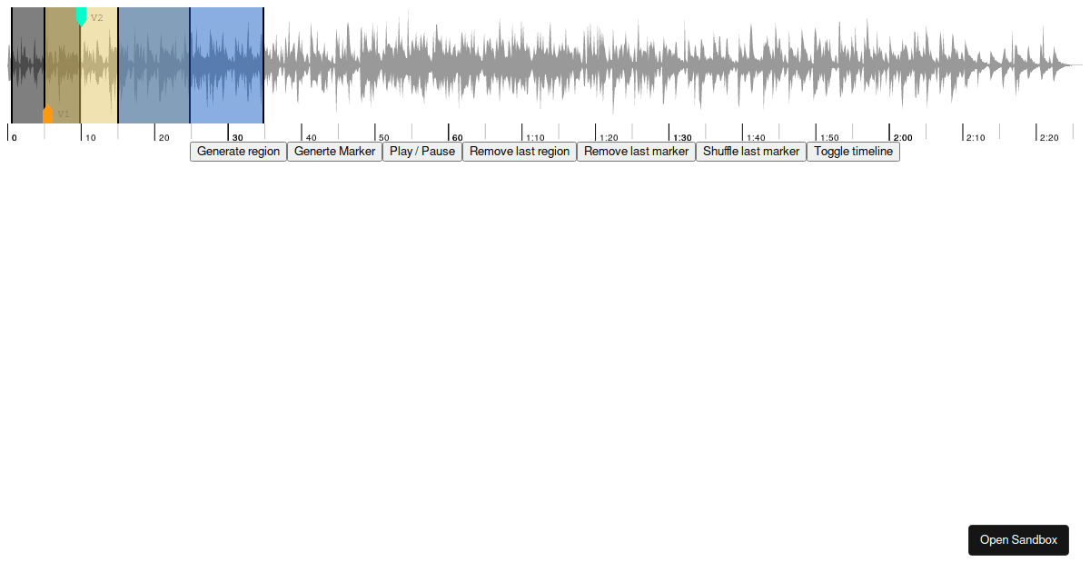 wavesurfer-react-2.0 (forked) - Codesandbox