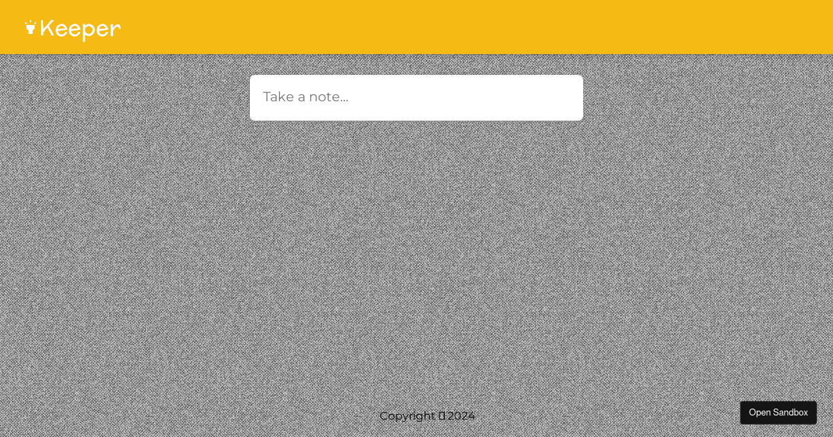 Using Pre Built React Components Codesandbox