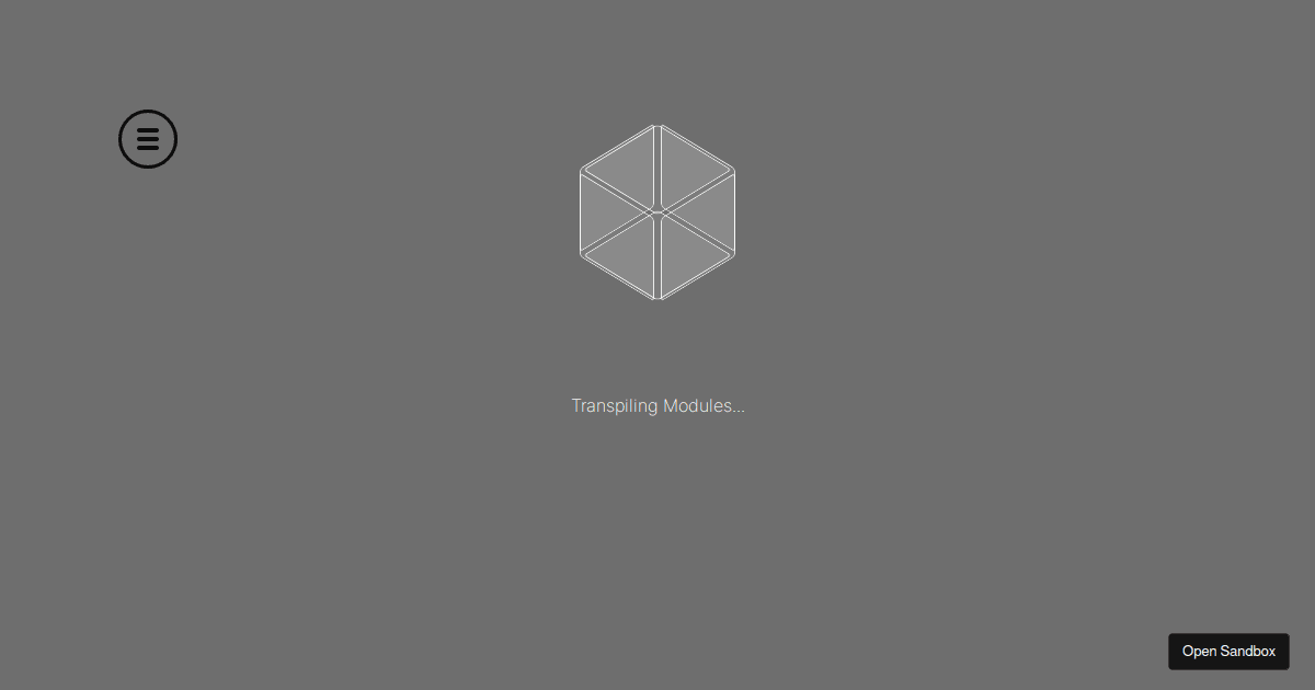 React Circular Menu ;) (forked) - Codesandbox