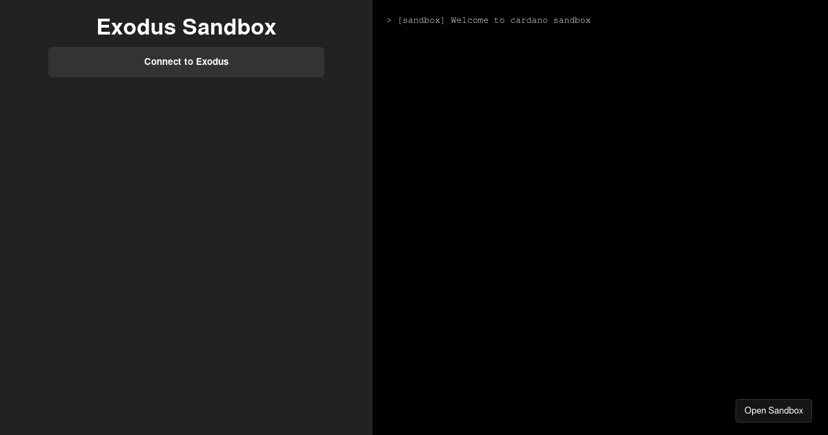 exodus-cardano-recovery - Codesandbox