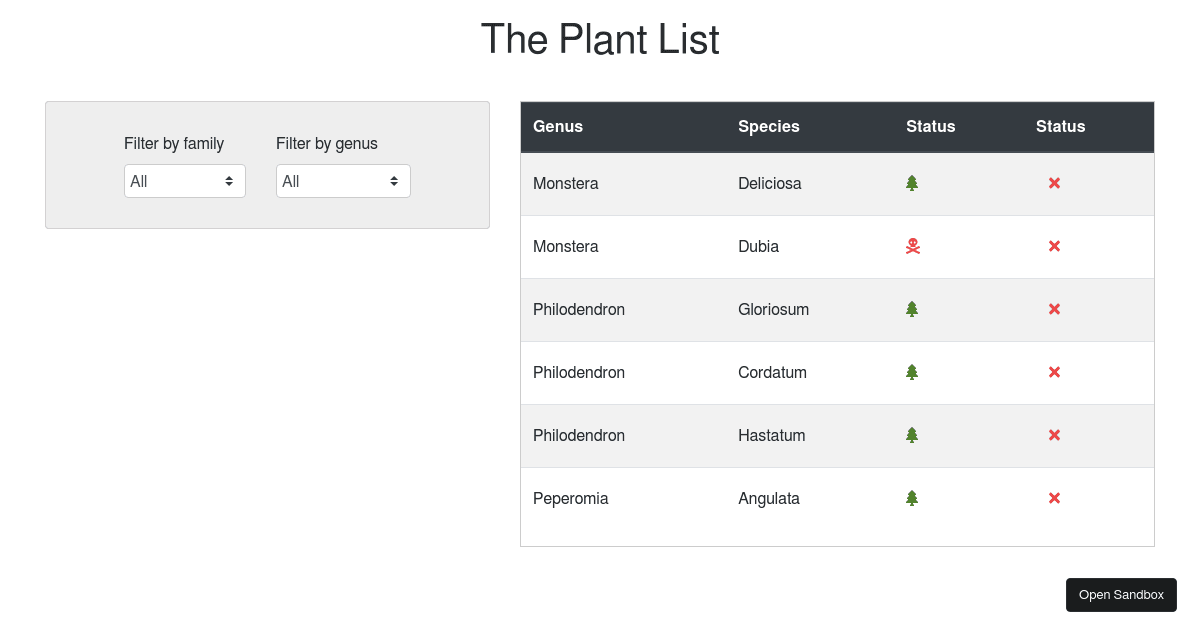 codixir/plants-list - Codesandbox