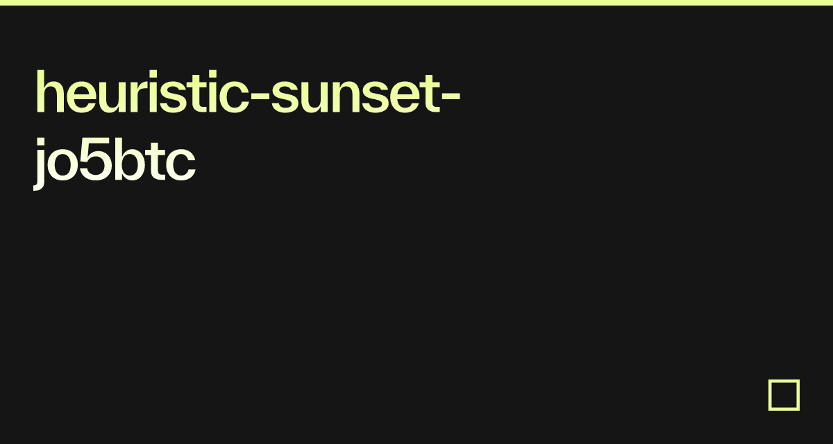 heuristic-sunset-jo5btc - Codesandbox