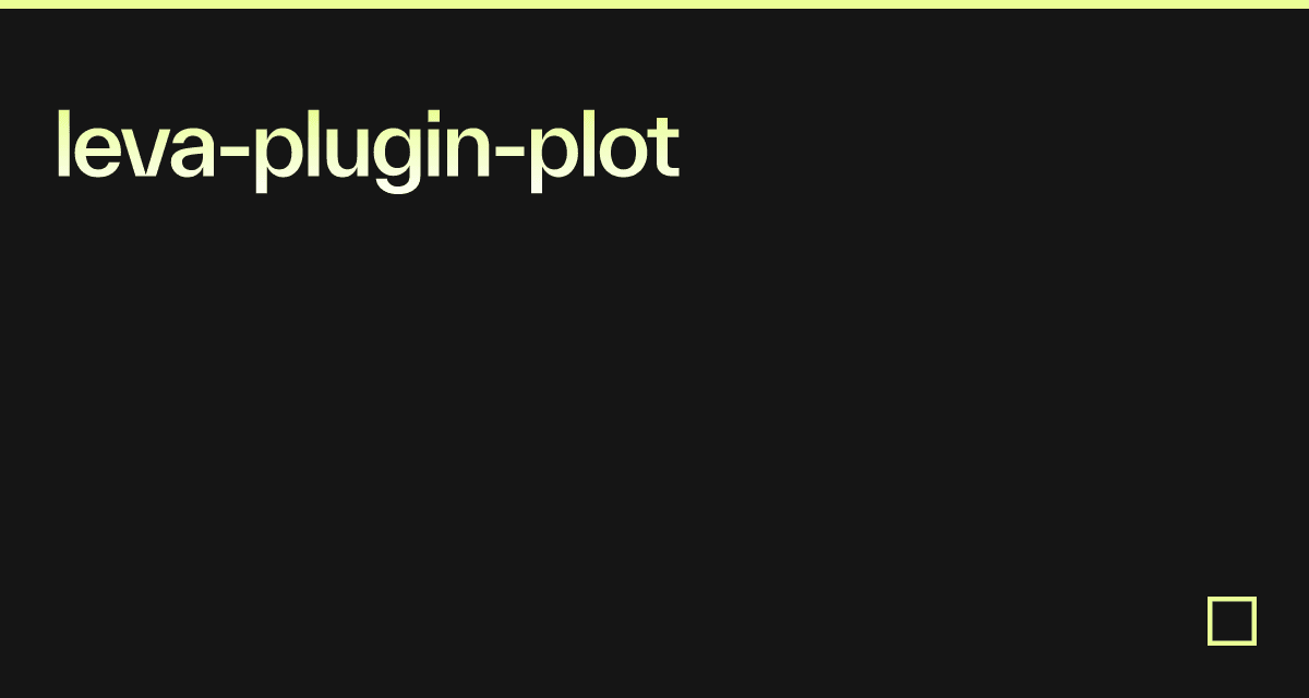 leva-plugin-plot - Codesandbox