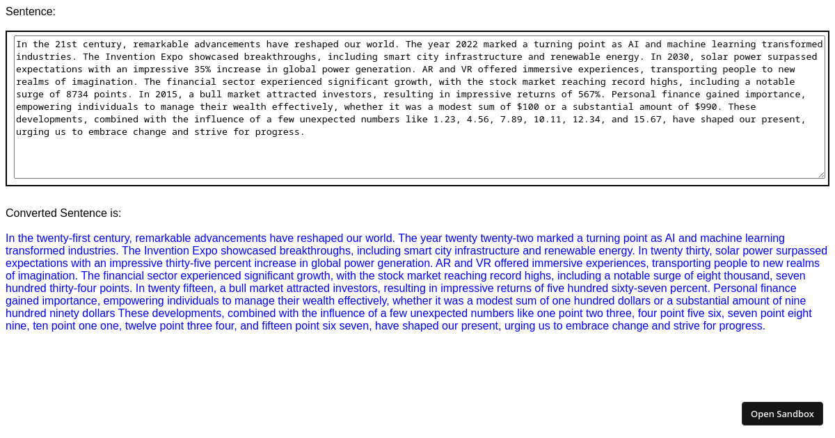 Convert Numbers to words For any Text Using JAVASCRIPT and number-to ...
