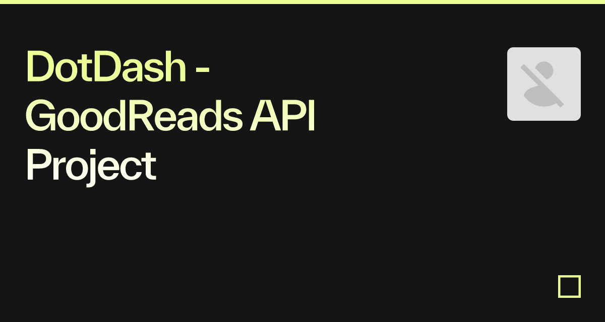 Dotdash Goodreads Api Project Codesandbox