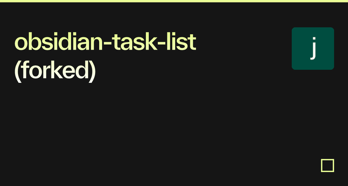 obsidian-task-list (forked) - Codesandbox