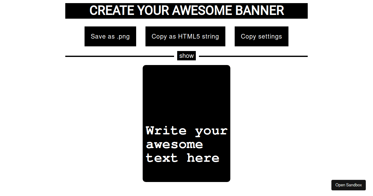 banner_creater - Codesandbox