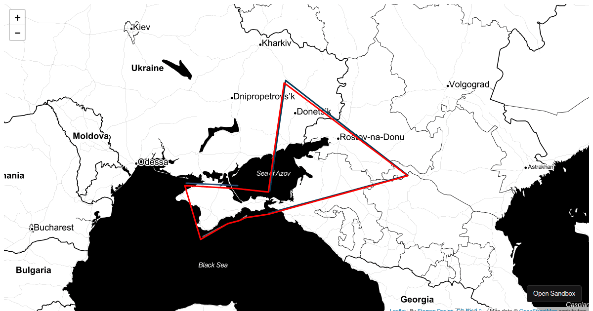 OSM Ways and Loops - Codesandbox
