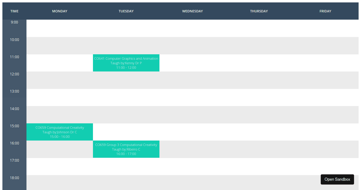 react-timetable-events - Codesandbox