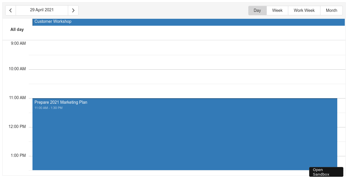 Basic Views - DevExtreme Scheduler - Codesandbox
