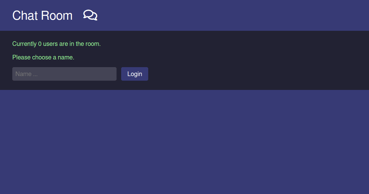 easy-chat-room - Codesandbox