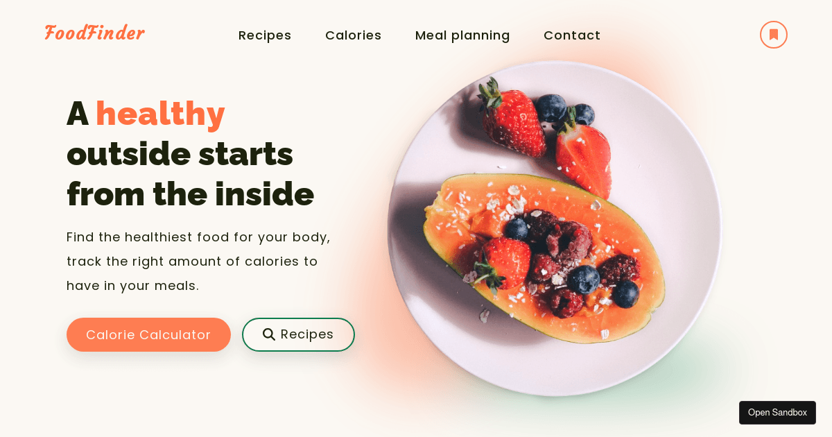 food-finder - Codesandbox